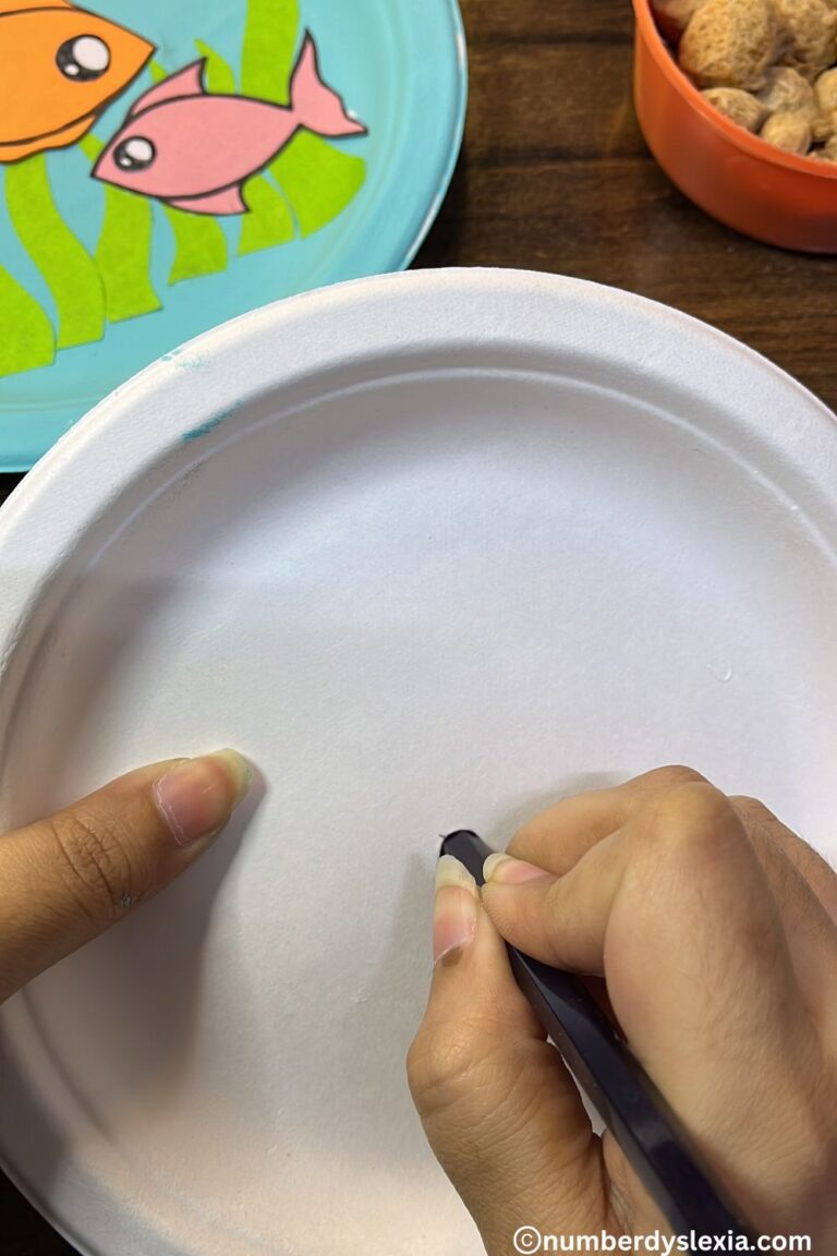 DIY: Paper Plate Craft - Number Dyslexia
