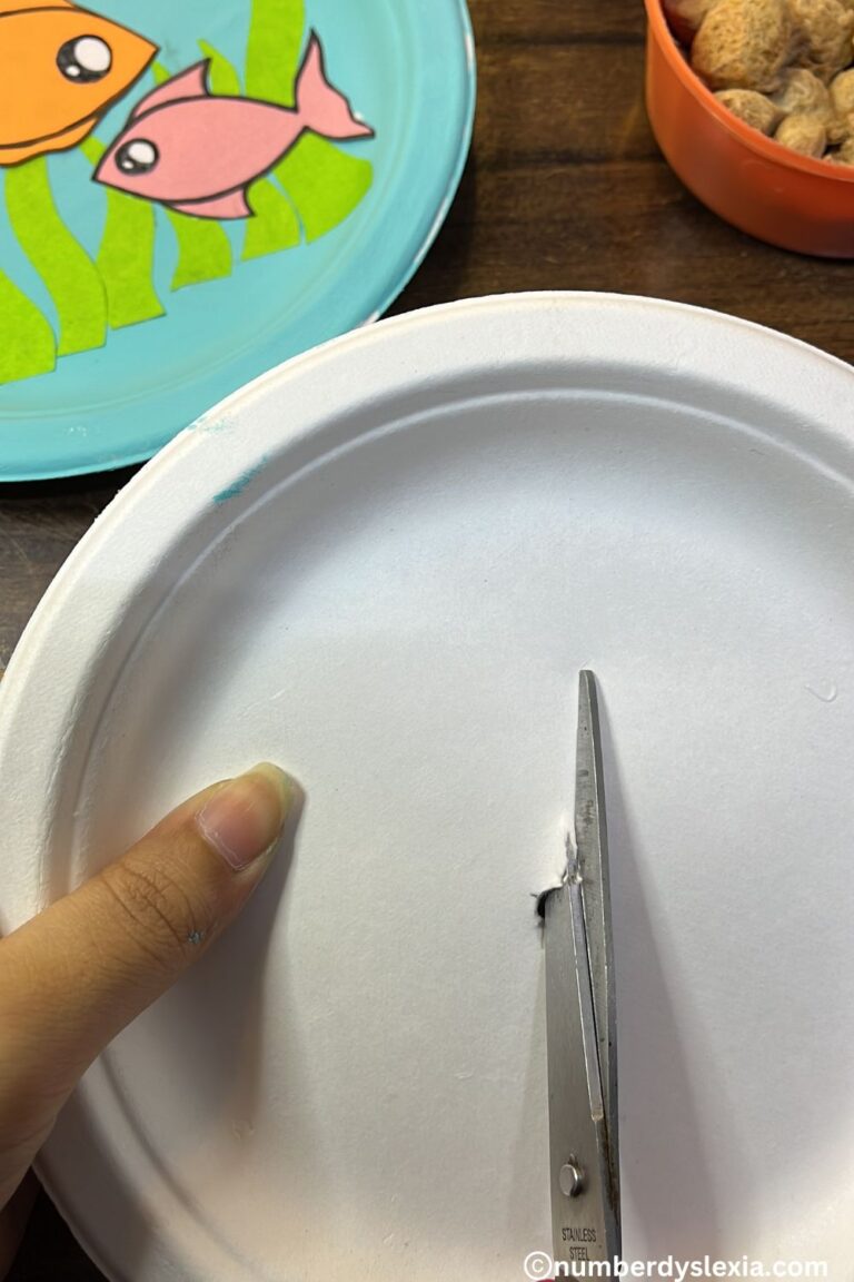 DIY: Paper Plate Craft - Number Dyslexia