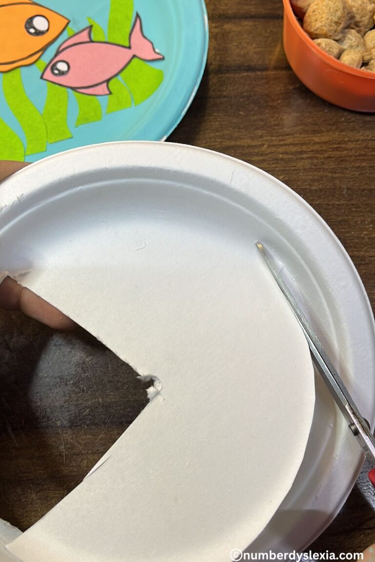 DIY: Paper Plate Craft - Number Dyslexia